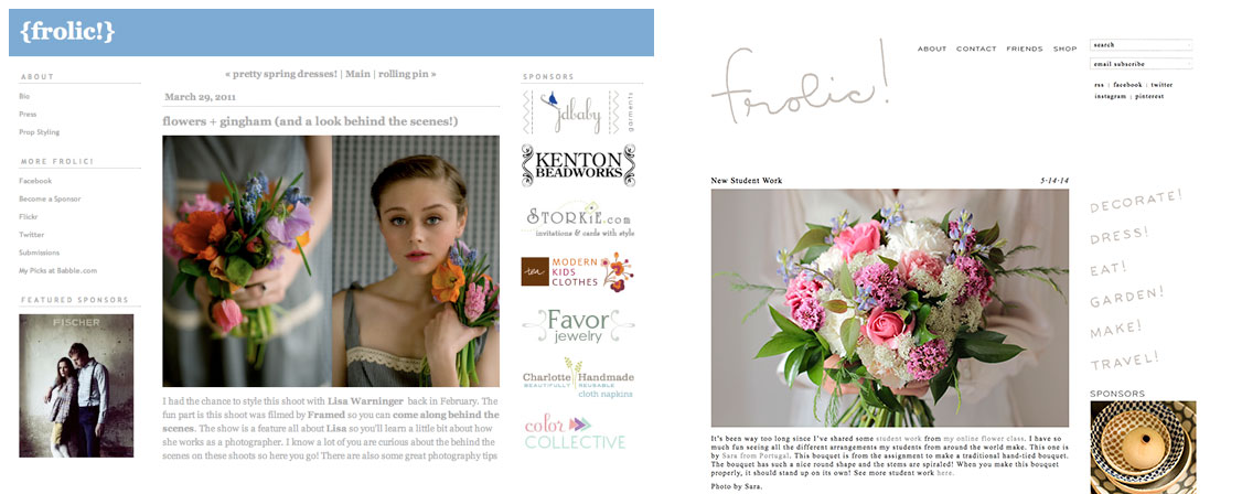 Frolic Blog Before After